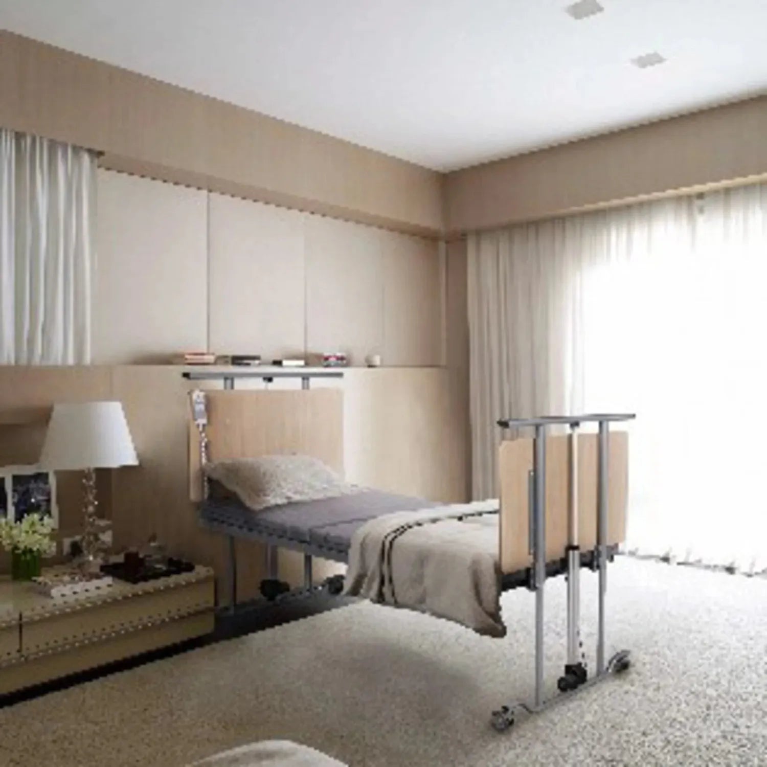 Descend Ultra Low Hospital Bed – 2.7" Floor Height Bed
